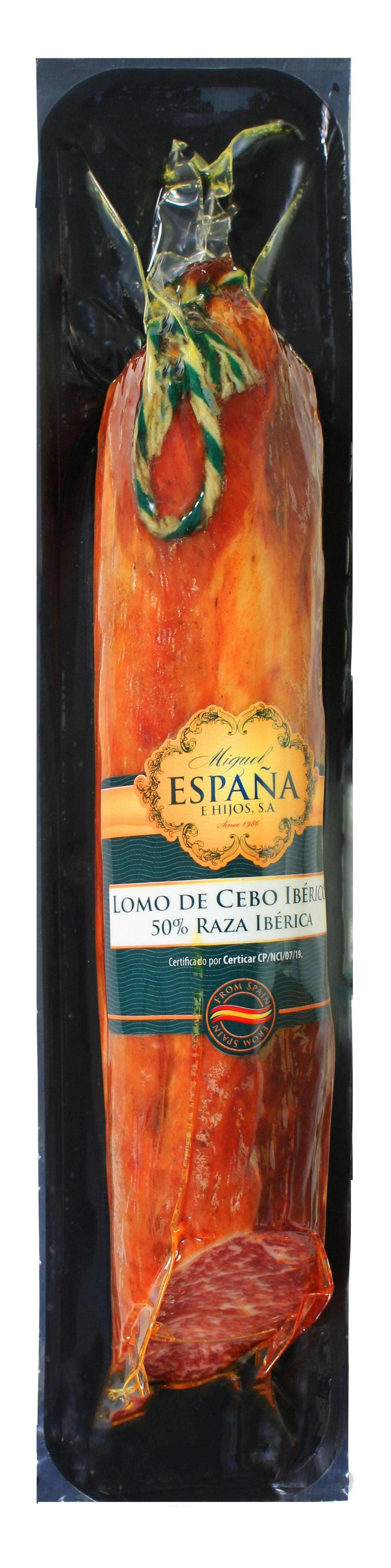 Lomo de Cebo Ibérico 50% Raza Ibérica | Miguel España e Hijos